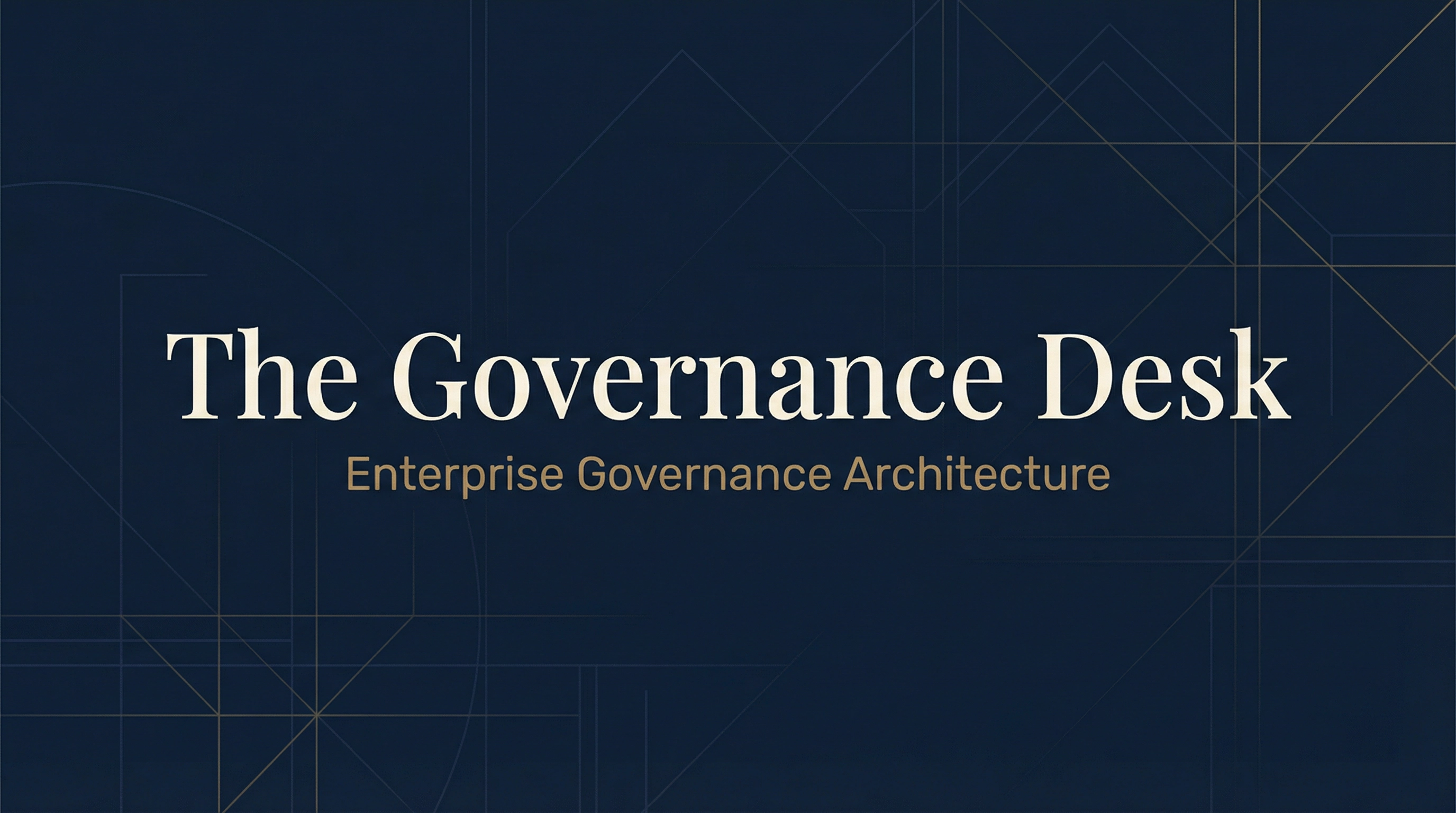 Connectivity Maturity Assessment – The Governance Desk