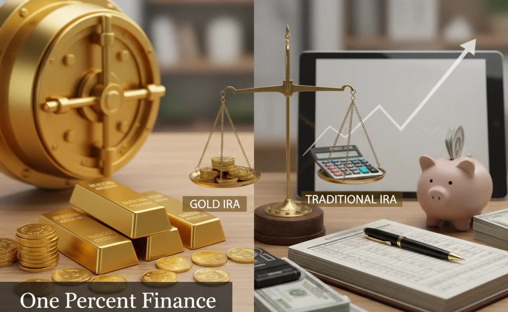 Gold IRA vs Traditional IRA: Best Comparison 2026 | One P...