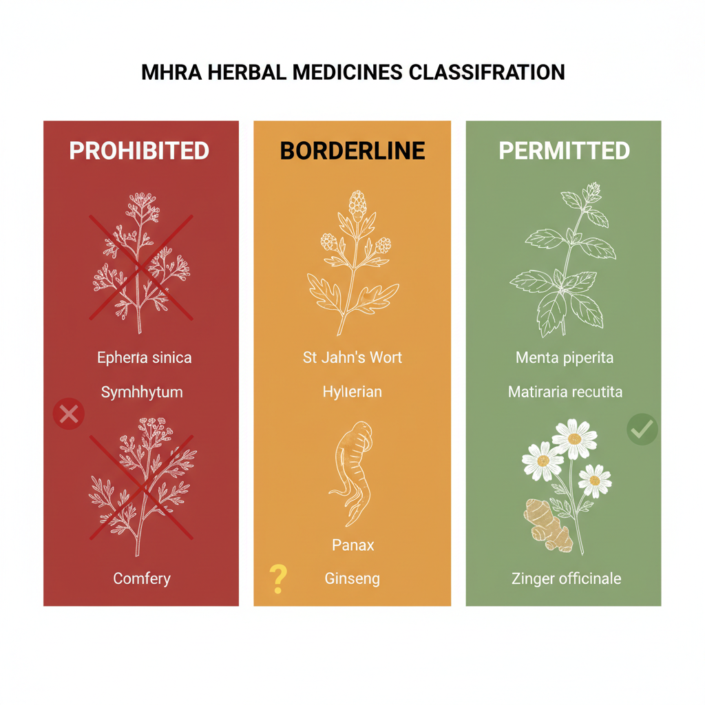 MHRA Banned Herbs in UK Food Supplements | Complete List