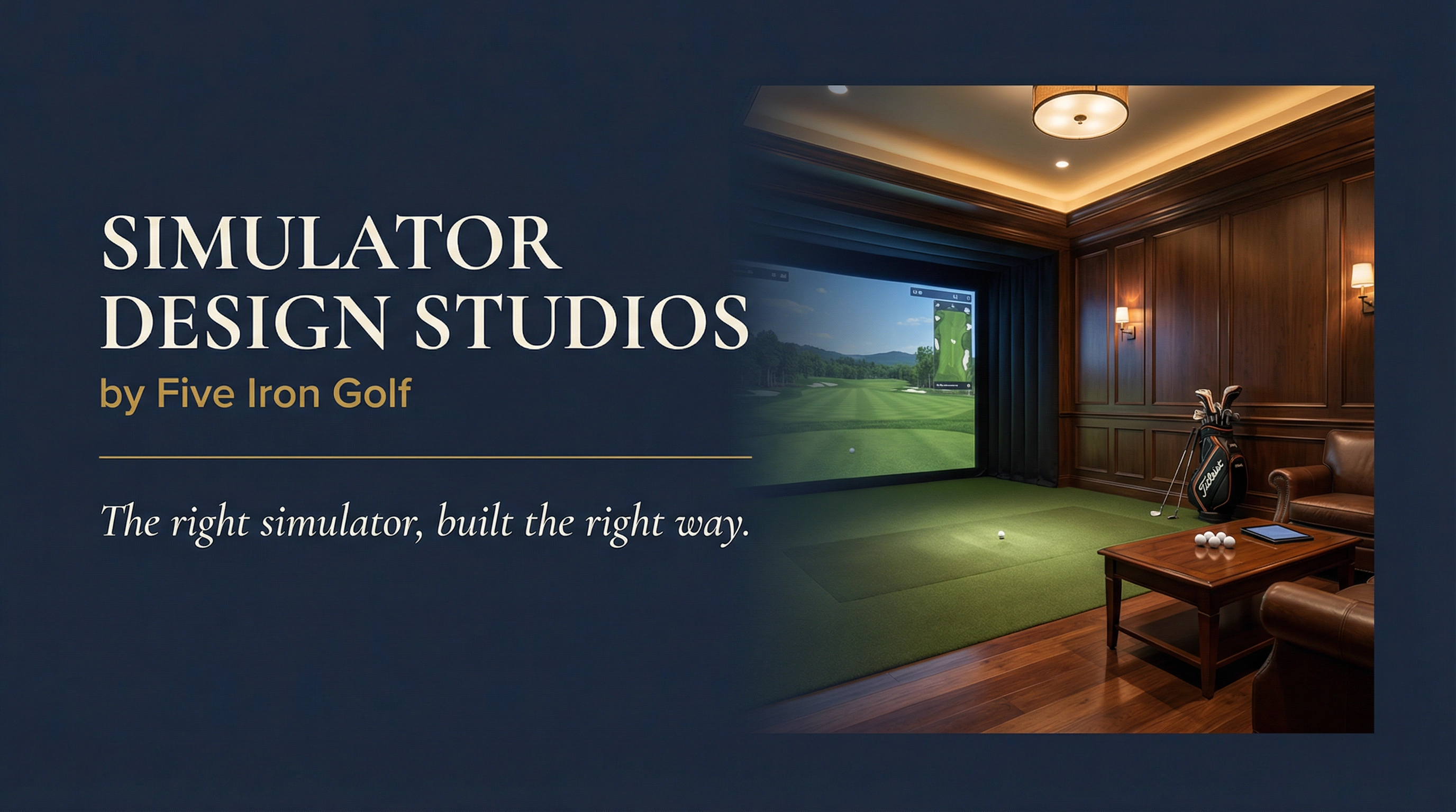 Simulator Design Studios — Bespoke Golf Simulator Environments by Five ...